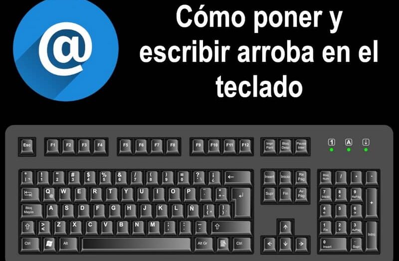 Cómo poner o escribir Arroba con el teclado – @ – NoSeHacerlo
